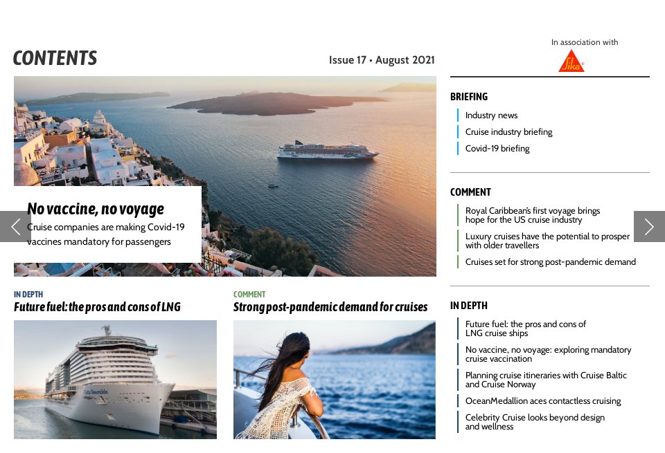 Next issue - Future Cruise | Issue 17 | August 2021