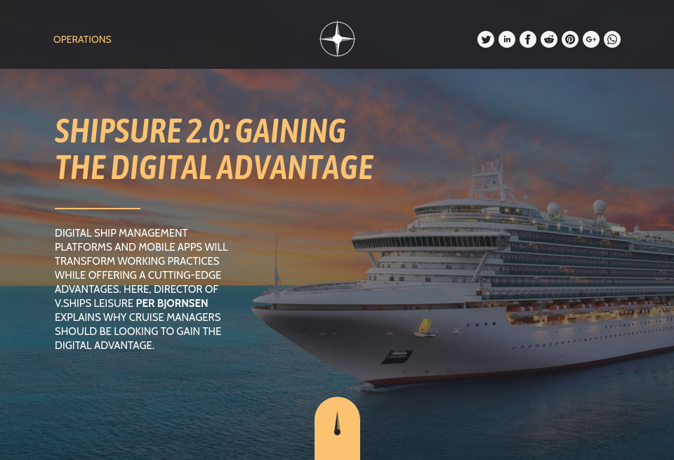 ShipSure 2.0: gaining the digital advantage - Future Cruise | Issue 6 ...