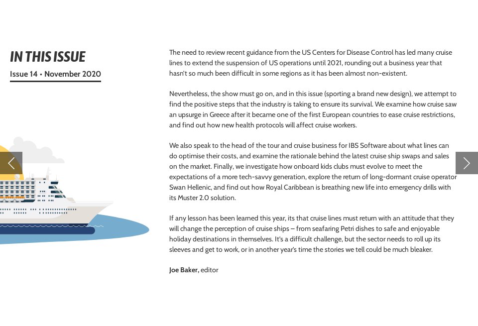 In this issue - Future Cruise | Issue 14 | November 2020